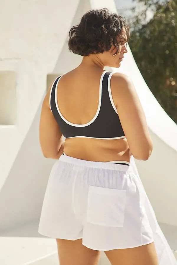 Good American Varsity Support Bikini Top