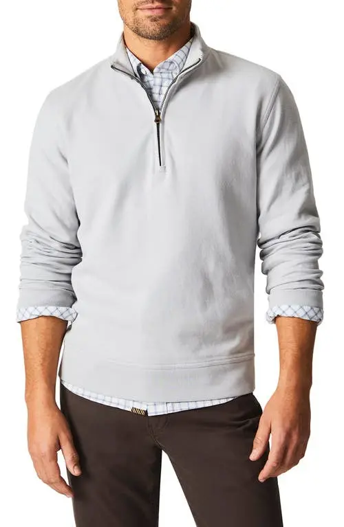 Billy Reid Cullman Half-zip Pullover - Silver