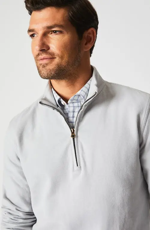 Billy Reid Cullman Half-zip Pullover - Silver