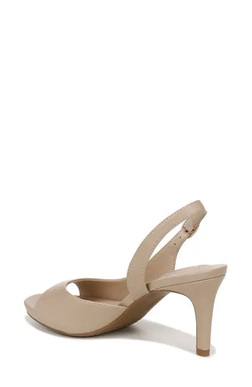 LIFESTRIDE Teller Slingback Peep Toe Pumps - Tender Taupe