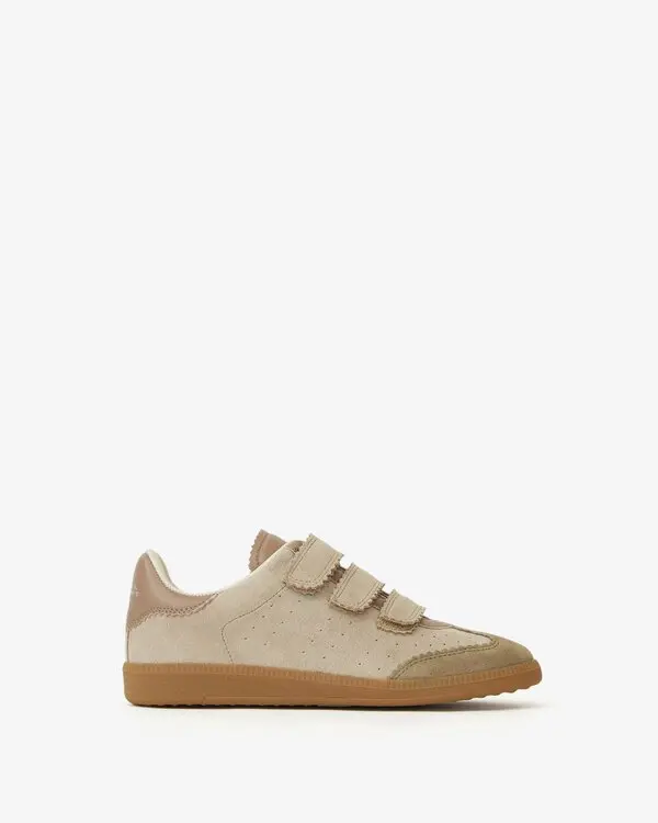 Isabel Marant Beth Leather Sneakers - Taupe