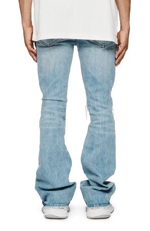 PURPLE BRAND Ripped Flare Jeans
