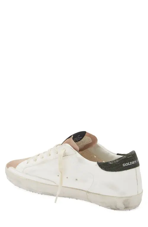 GOLDEN GOOSE Super-star Low Top Sneaker - White/ Silver