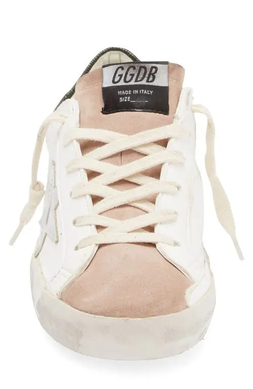 GOLDEN GOOSE Super-star Low Top Sneaker - White/ Silver
