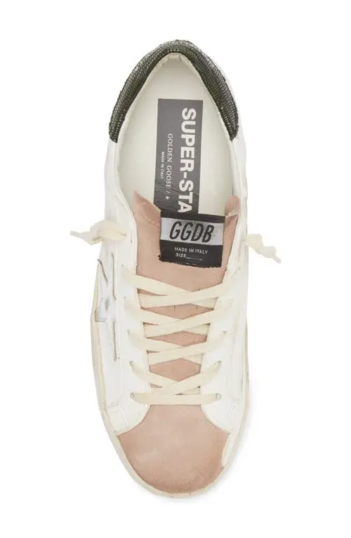 GOLDEN GOOSE Super-star Low Top Sneaker - White/ Silver