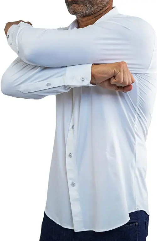 MACEOO Einstein Contemporary Fit Stretch Button-up Shirt