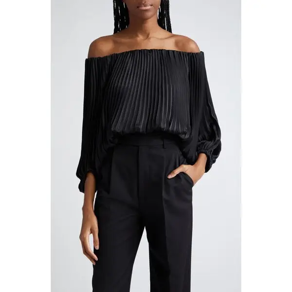 A.L.C. Sienna Plissé Top
