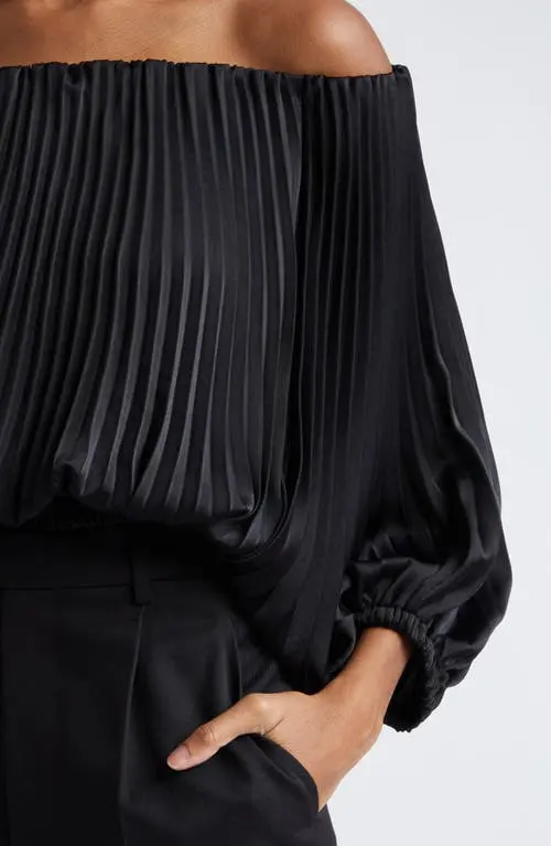 A.L.C. Sienna Plissé Top