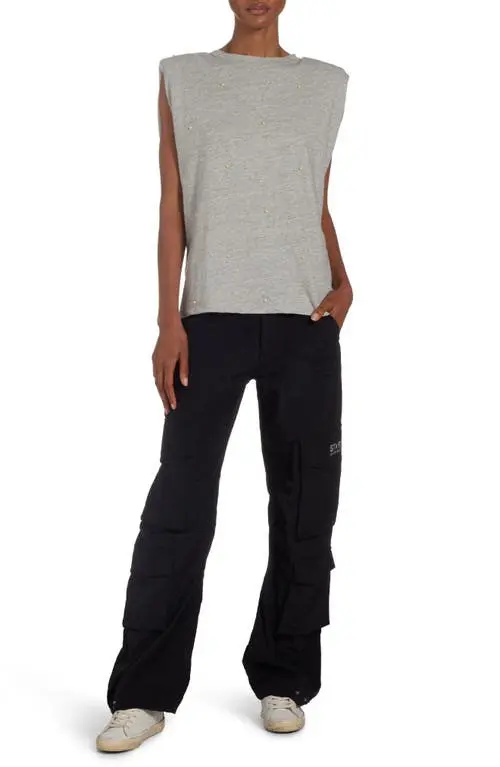 GOLDEN GOOSE Star Nylon Cargo Pants - Black