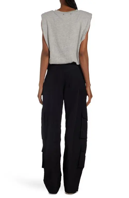 GOLDEN GOOSE Star Nylon Cargo Pants - Black
