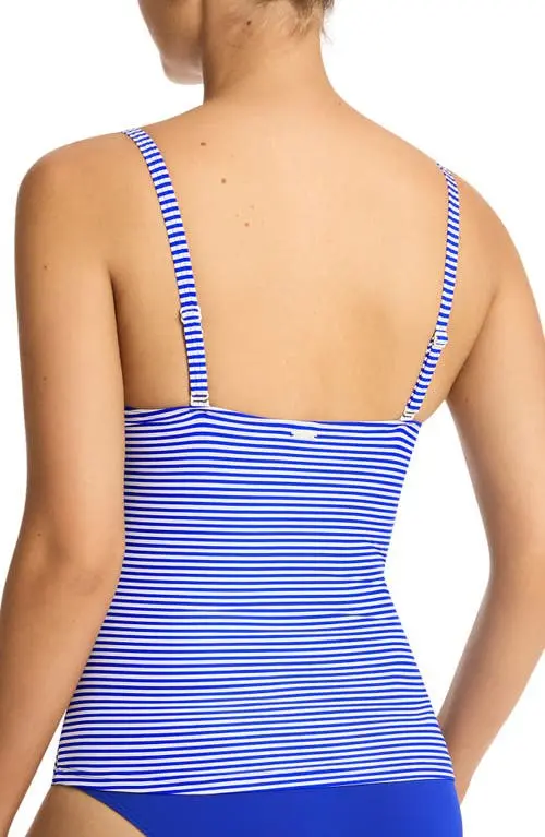 SEA LEVEL Varsity Cross Front Multifit Tankini Top