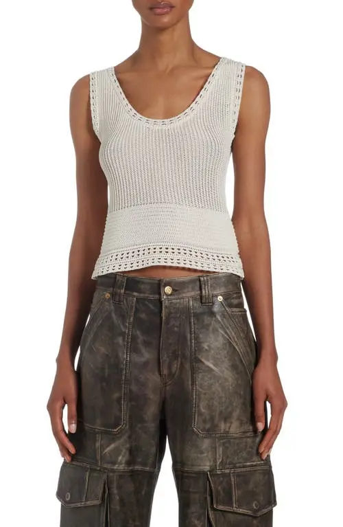 GOLDEN GOOSE Openwork Sweater Tank