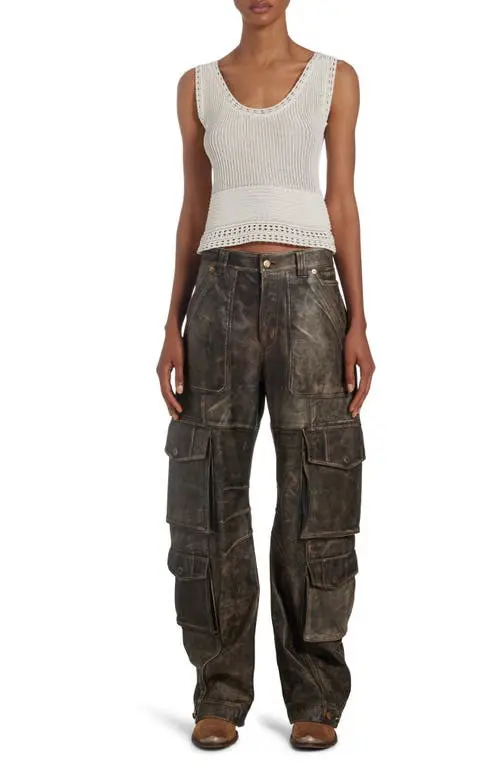 GOLDEN GOOSE Openwork Sweater Tank