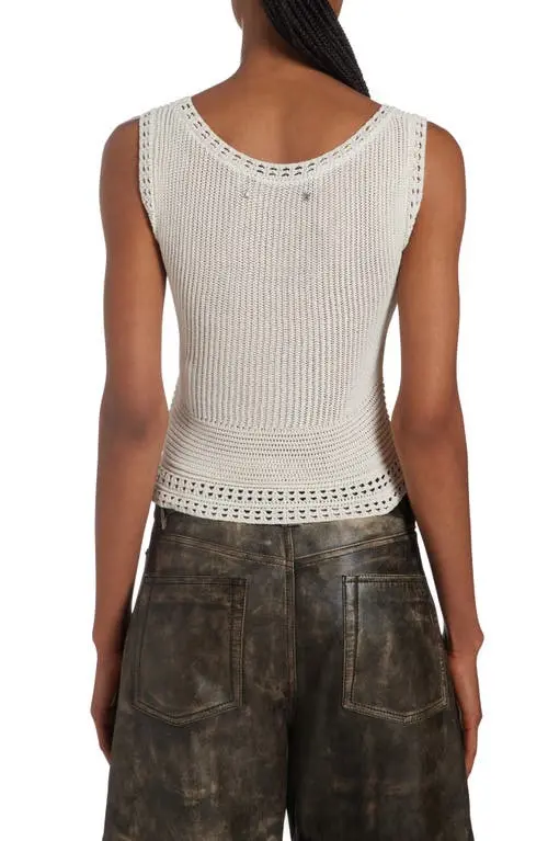 GOLDEN GOOSE Openwork Sweater Tank