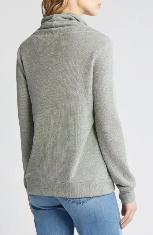 Loveappella Cowl Neck Pullover