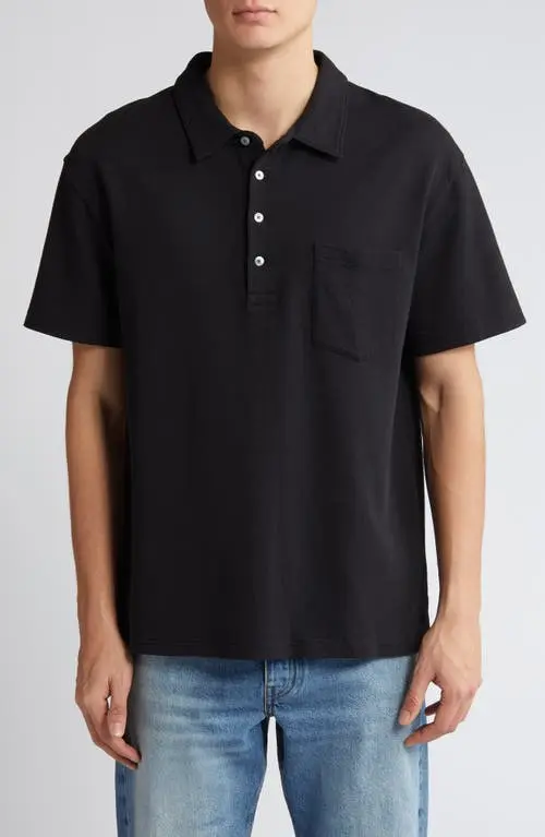FRAME Duo Fold Polo - Black
