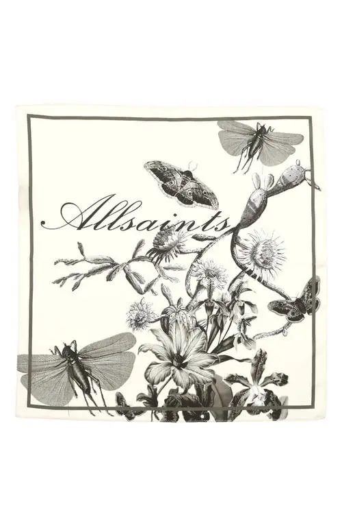 ALLSAINTS Sainbal Floral Silk Bandana Scarf