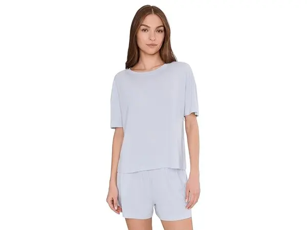 Eberjey Gisele Tencel Modal T-shirt Pajama - Blue