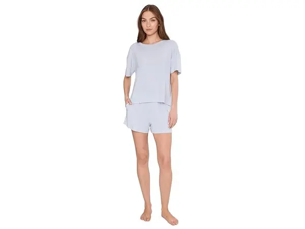 Eberjey Gisele Tencel Modal T-shirt Pajama - Blue