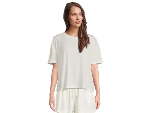Eberjey Gisele Tencel Modal T-shirt Pajama - Ivory