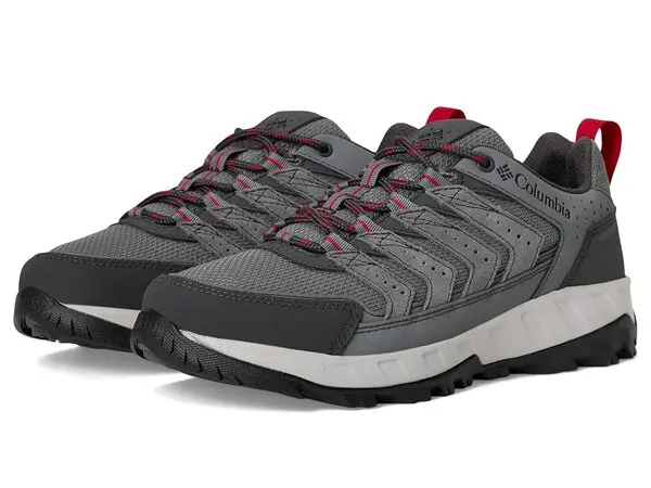 Columbia Strata Trail Low Wp Lace-up Athletic Shoes - Gray