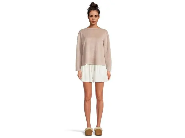 Eberjey Gisele Tencel™ Modal Relaxed Fit Shorts - Bone