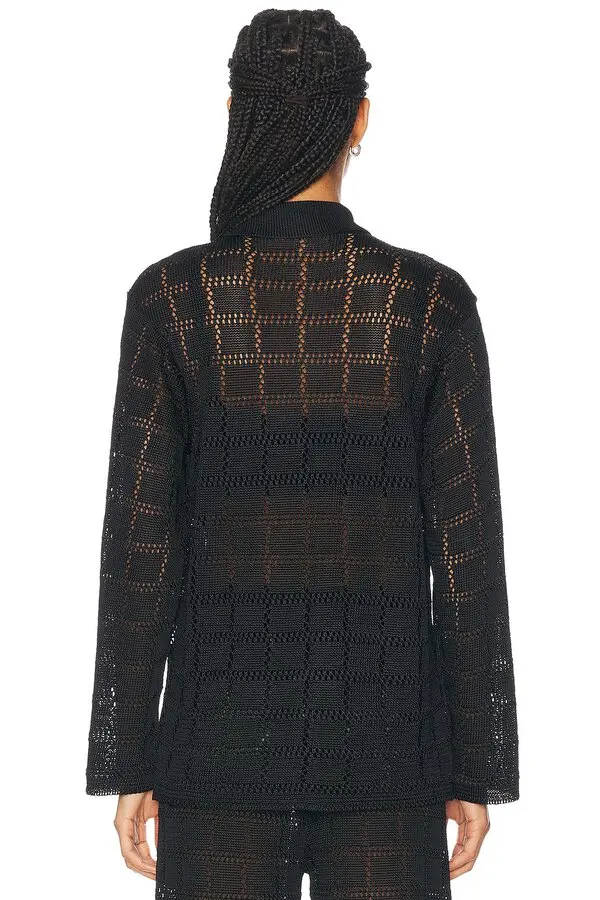 Calle Del Mar Long Sleeve Patchwork Shirt