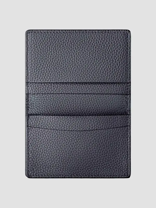 MAISON DE SABRE Leather Card Case - Graphite Grey