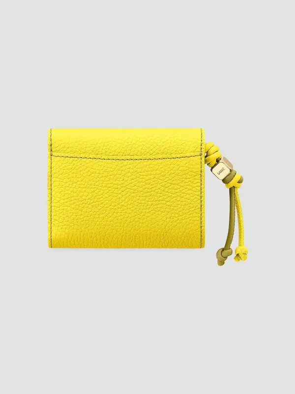 MAISON DE SABRE Leather Trifold Wallet - Daisy Martini