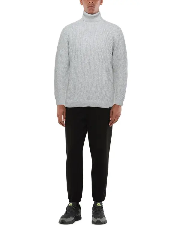 BROOKSFIELD Melange Knit Turtleneck Sweater