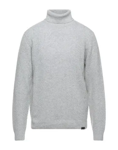 BROOKSFIELD Turtleneck Knit Top - Light Grey
