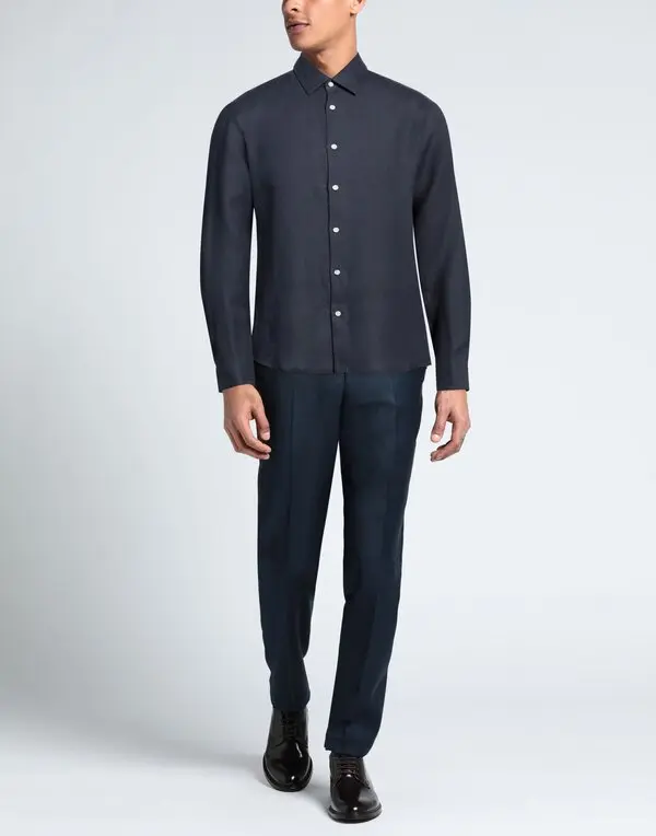 Sandro Shirt Size Hemp - Navy