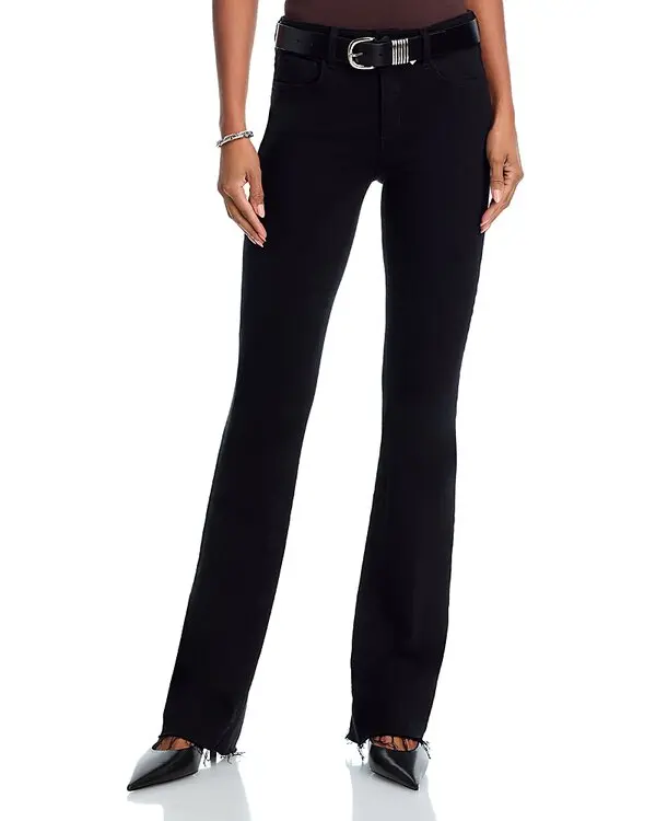 L'Agence Ruth High-rise Straight Jeans - Black