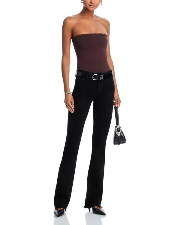 L'Agence Ruth High-rise Straight Jeans - Black