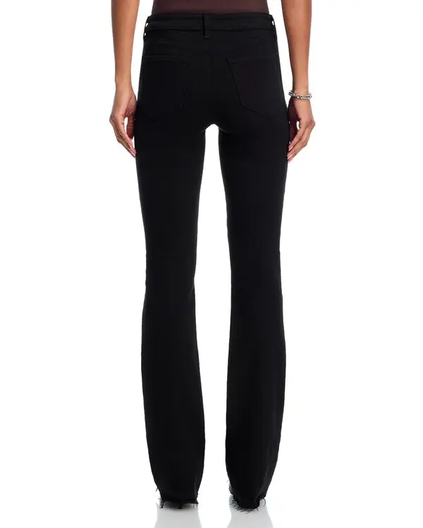 L'Agence Ruth High-rise Straight Jeans - Black