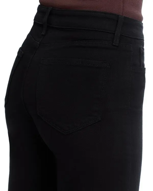 L'Agence Ruth High-rise Straight Jeans - Black