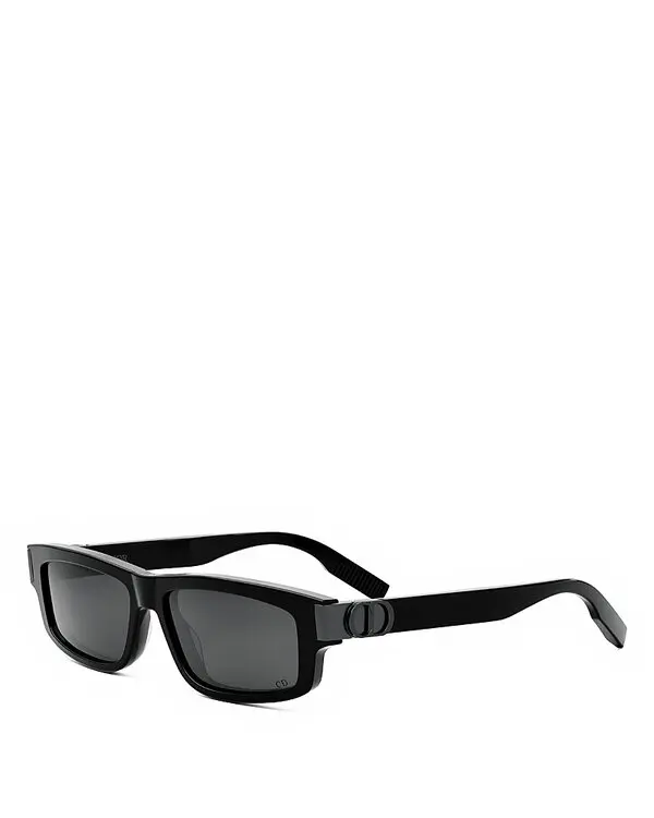 Dior Cd Icon S2i Rectangular Sunglasses - Black/gray Solid