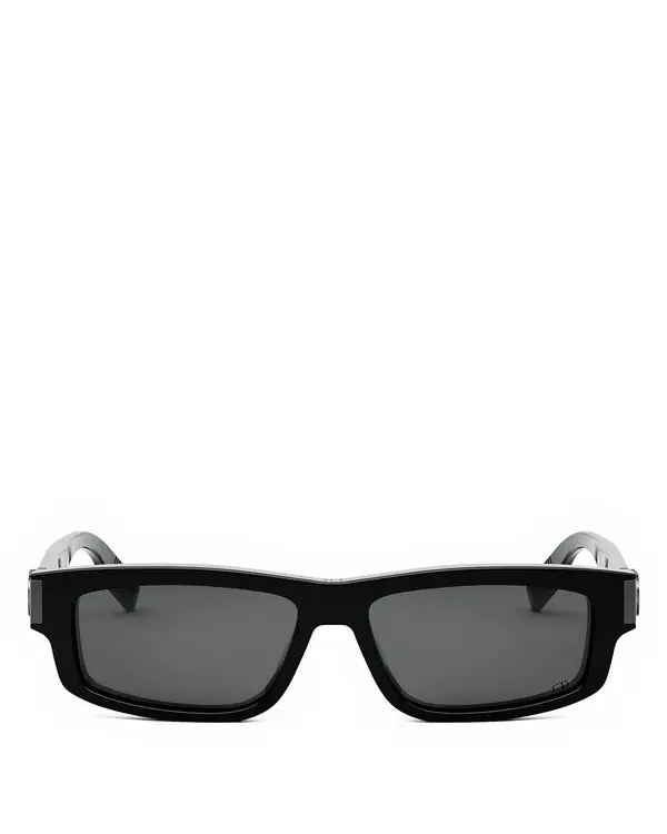 Dior Cd Icon S2i Rectangular Sunglasses - Black/gray Solid