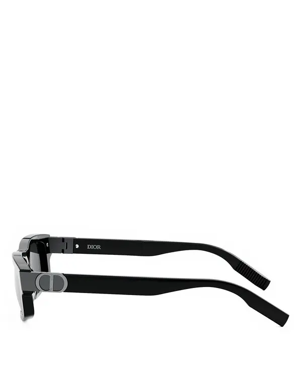 Dior Cd Icon S2i Rectangular Sunglasses - Black/gray Solid