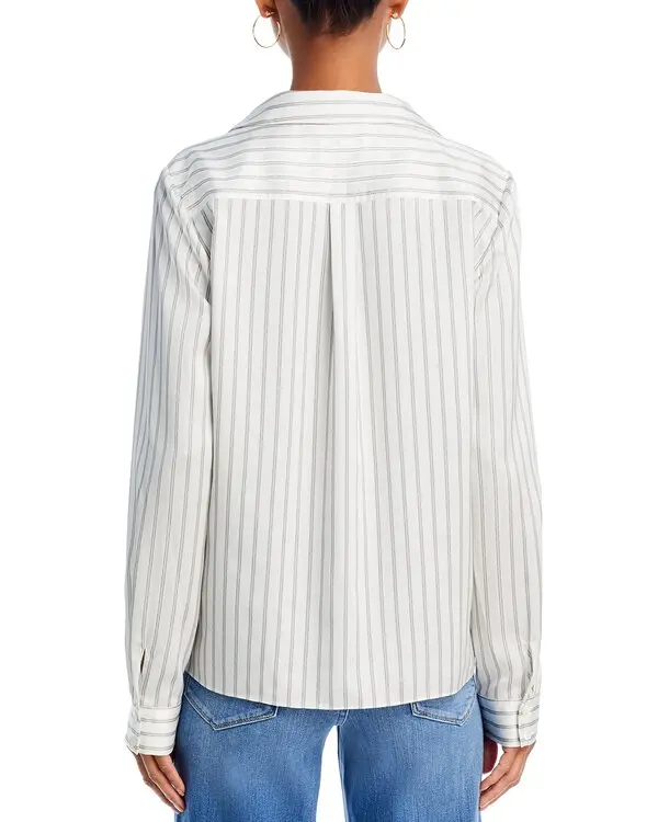FRAME Slim Striped Pocket Shirt