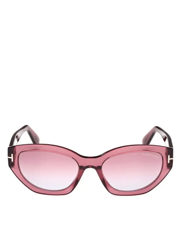 TOM FORD Geometric Square Sunglasses - Pink/pink Gradient