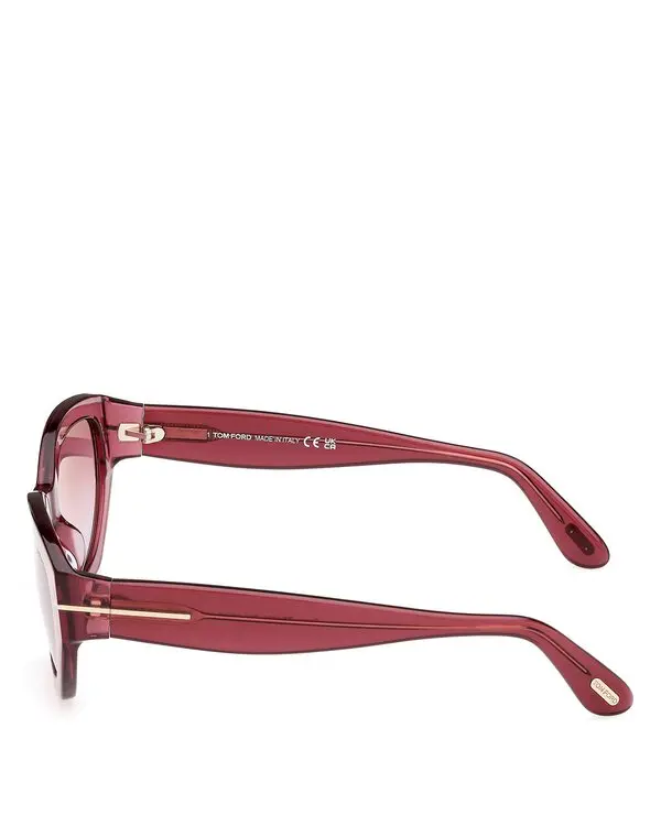 TOM FORD Geometric Square Sunglasses - Pink/pink Gradient