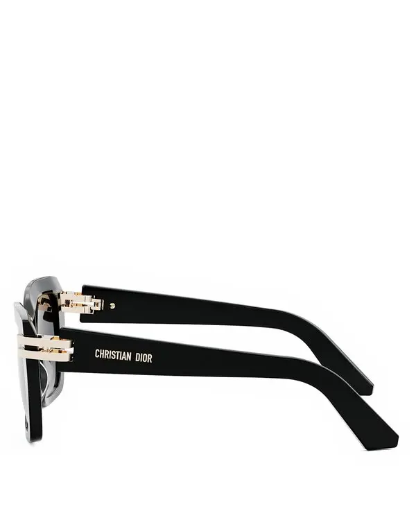 Dior Cdior S1i Square Sunglasses - Black/gray Gradient