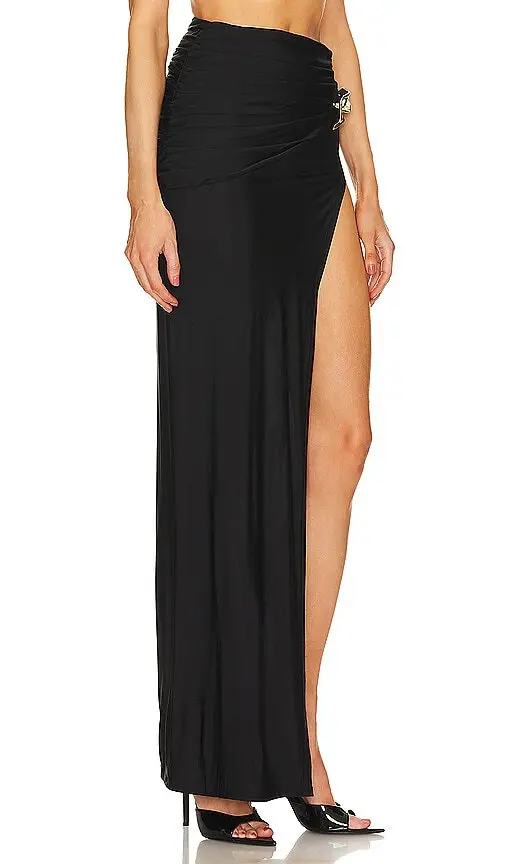 MICHAEL COSTELLO Magnolia Maxi Skirt - Black