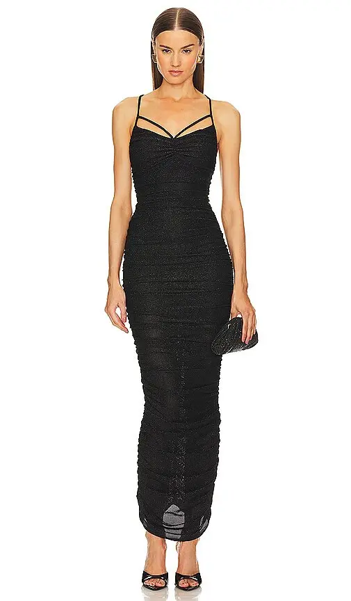 MICHAEL COSTELLO X Corinne Midi Dress