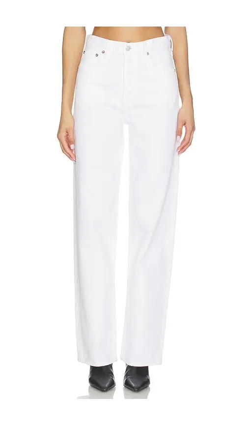AGOLDE Ren High Rise Wide Leg - Marshmallow