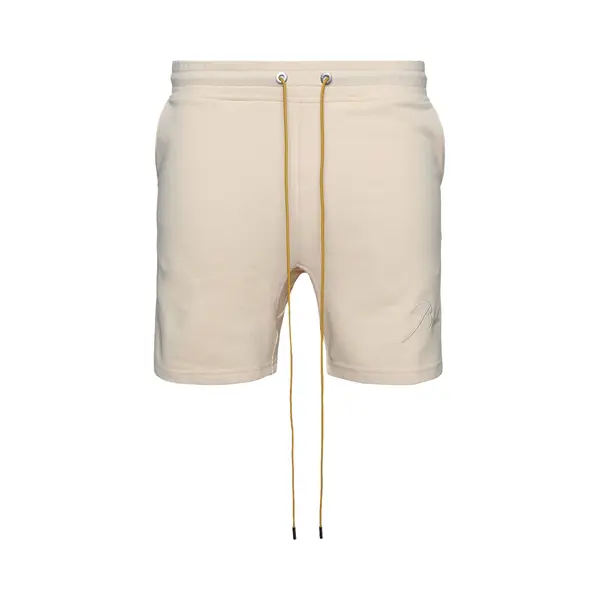 Rhude Pique Short - White