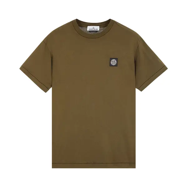 Stone Island Short-sleeve T-shirt With Patch - Green