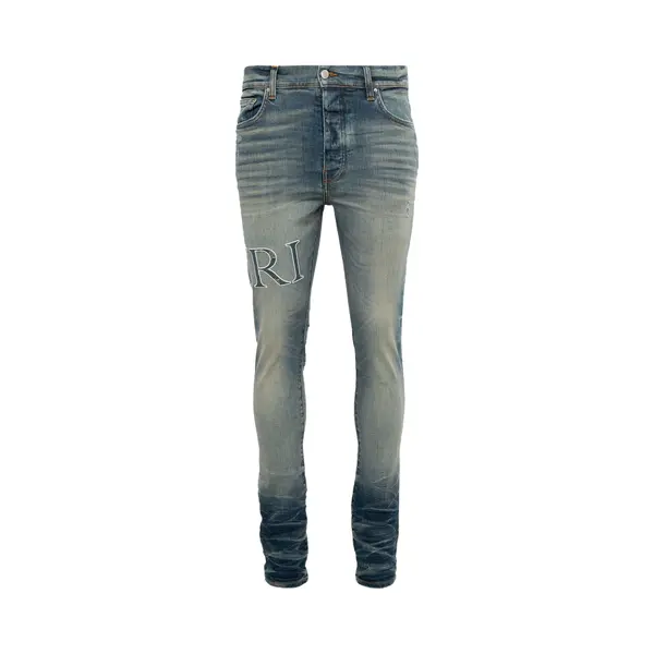 Amiri Core Logo Bandana Jacquard Jean