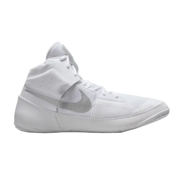 Nike Fury Metallic Silver High-top Sneakers - White